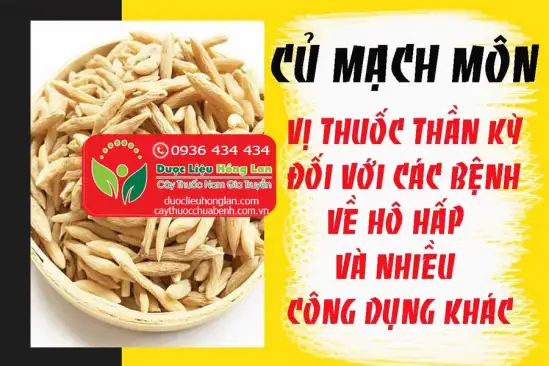 Mạch Môn là gì?, Giá bán sỉ 175.000đ & lẻ? Địa chỉ bán?, Công dụng tác ...